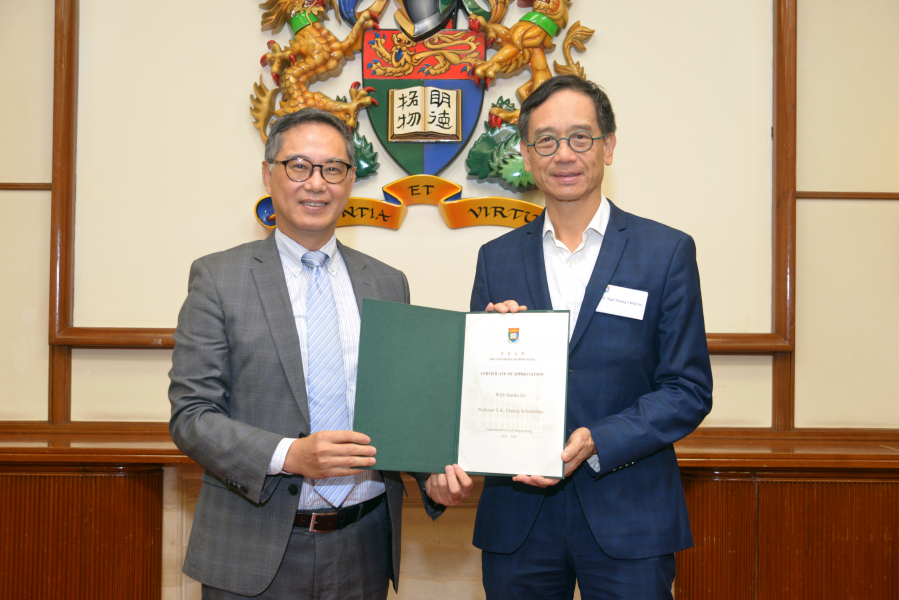 HKU Civil Engineering held Scholarship Presentation Ceremony 2023-2024 ...